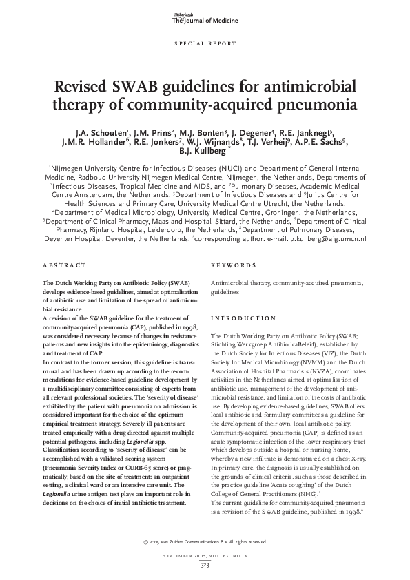 (PDF) Revised SWAB guidelines for antimicrobial therapy of community ...