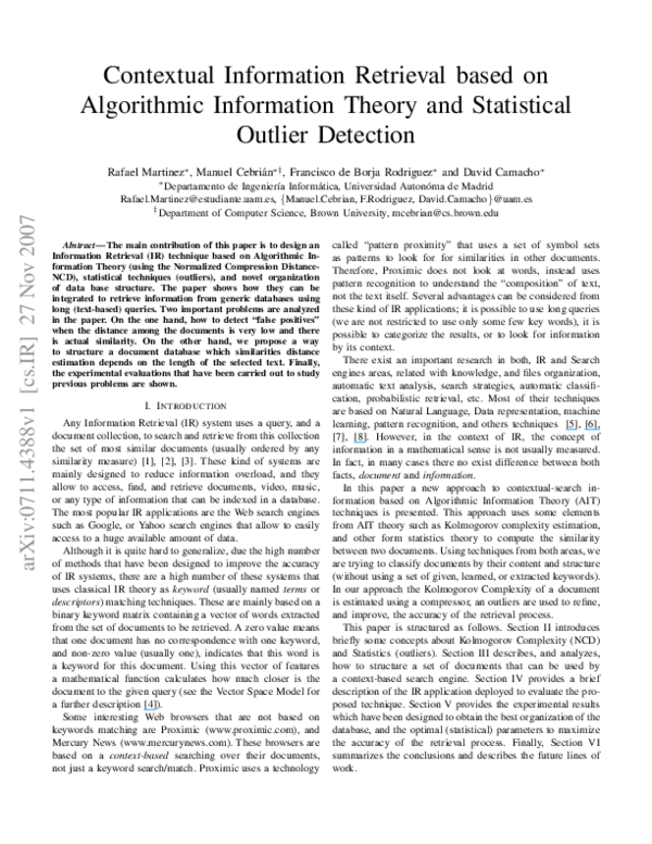 (PDF) Contextual information retrieval based on algorithmic information theory and statistical ...