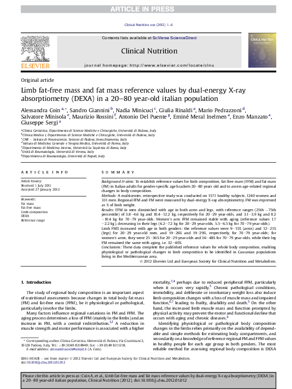 (PDF) Prevalence of Sarcopenia Based on Different Diagnostic Criteria ...