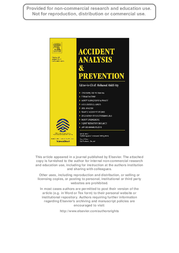 (PDF) Can providing feedback on driving behavior and training on ...