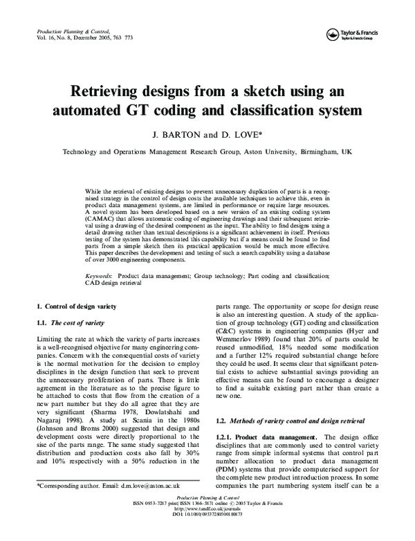 (PDF) Retrieving designs from a sketch using an automated GT coding and classification system ...