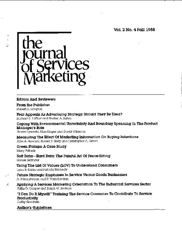 (PDF) Using the List of Values (Lov) to Understand Consumers | Lynn ... (PDF) Using the List of Values (Lov) to Understand Consumers | Lynn ...