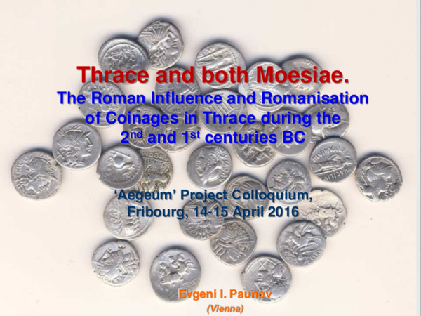 (PDF) Thrace and both Moesiae. The Roman Influence and Romanisation of ...