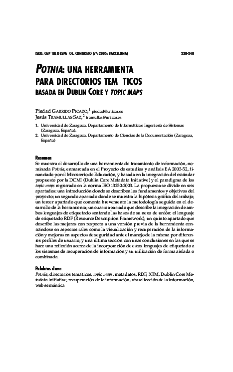(PDF) Potnia: Una Herramienta Para Directorios Temáticos Basada En ...