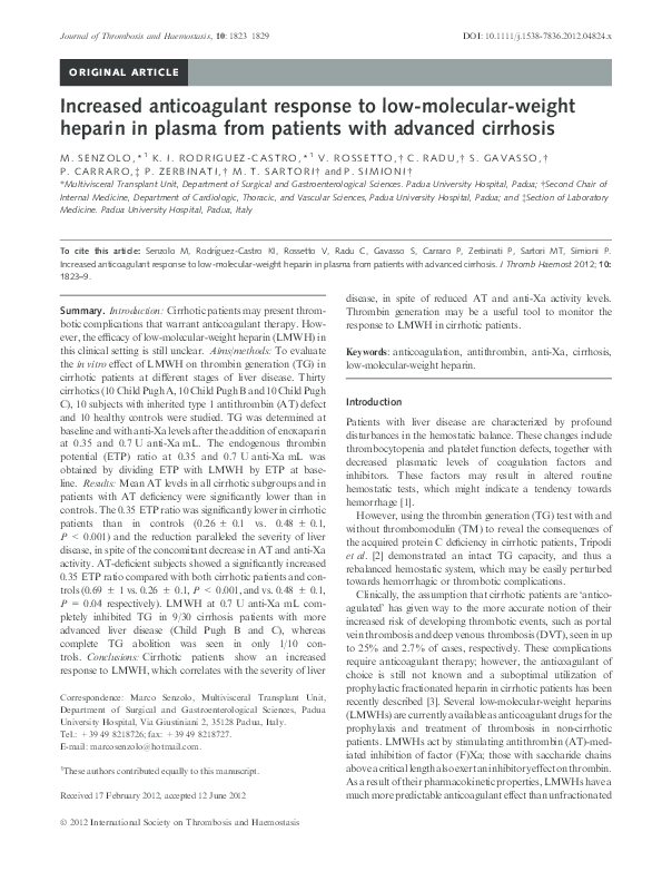(PDF) Heparin-like anticoagulant associated with systemic candidiasis ...