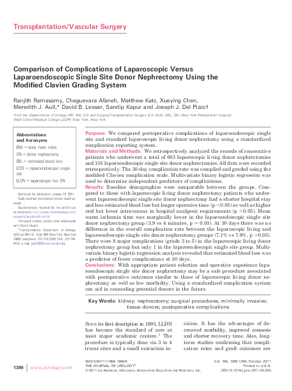 (PDF) Comparison of Complications of Laparoscopic Versus ...