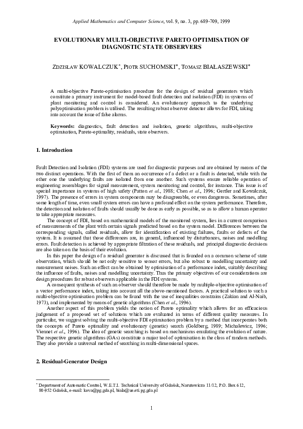 I. La situation problème Thème : Observer DÉTECTION DES