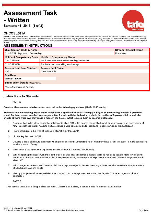 (DOC) Unit/s of Competency Code Unit/s of Competency Name Assessment ...