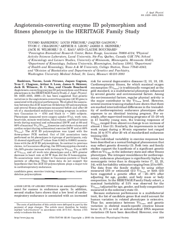 (PDF) Angiotensin-Converting Enzyme I/D Polymorphism and Arterial Wall ...