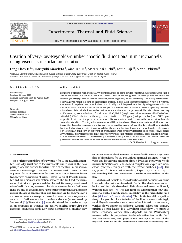 (PDF) Visualizations of viscoelastic flow in a 4:1 square/square contraction | Paulo Oliveira ...