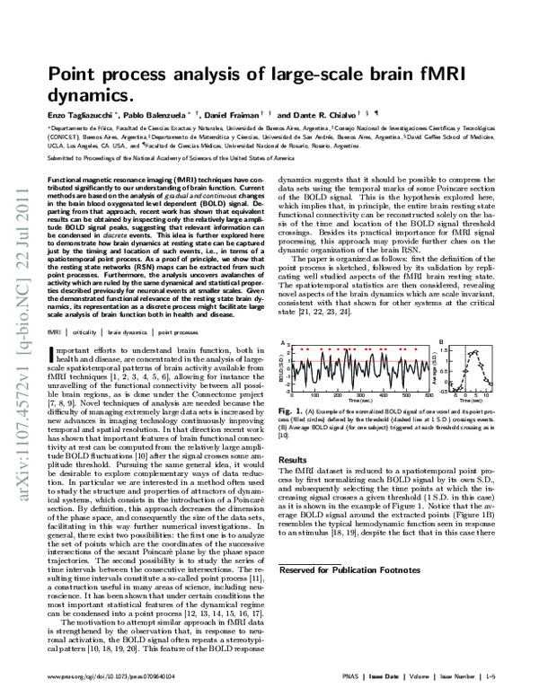 (PDF) Criticality in Large-Scale Brain fMRI Dynamics Unveiled by a ...