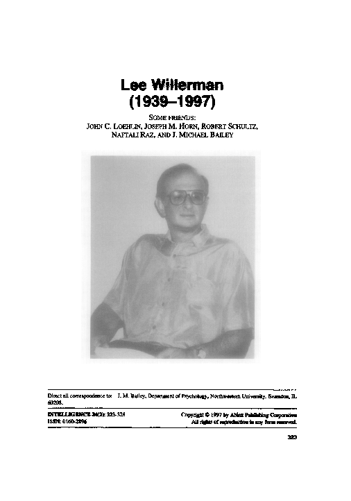(PDF) Lee Willerrman (1939–1997)