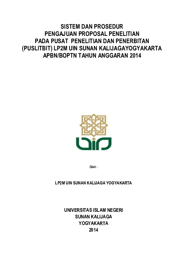 (PDF) -SISTEM DAN PROSEDUR PENILAIAN PROPOSAL RISET