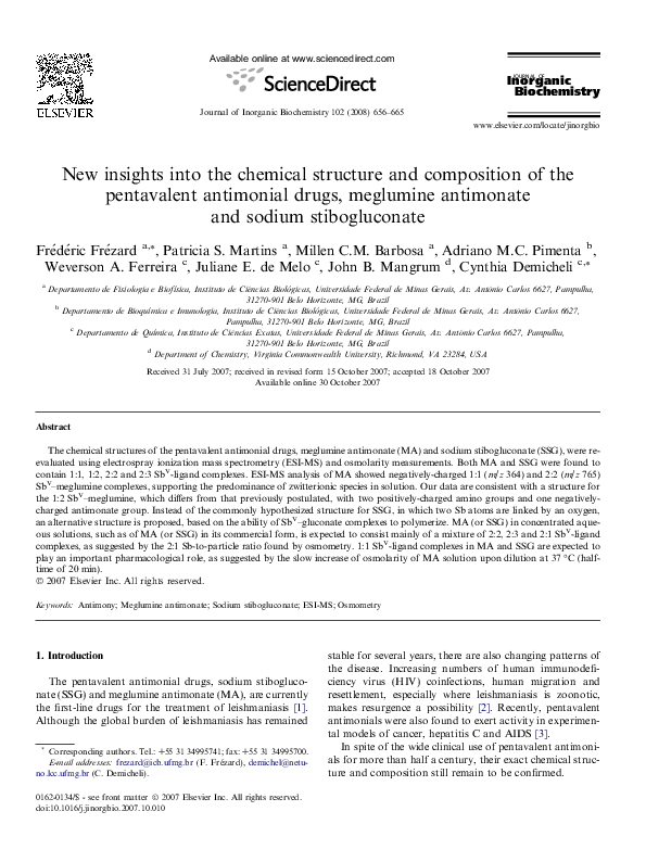 (PDF) New insights into the chemical structure and composition of the ...