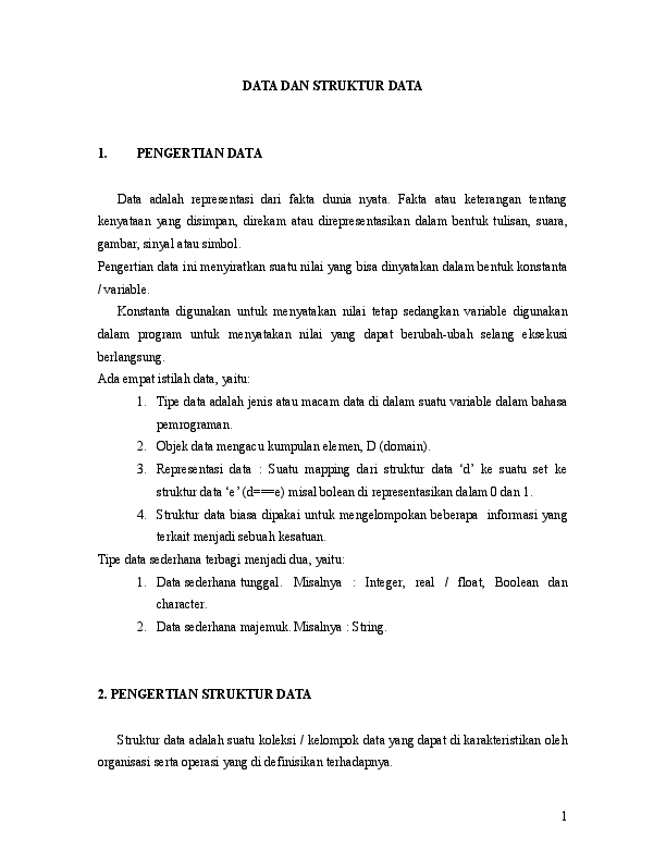 (DOC) Makalah struktur data