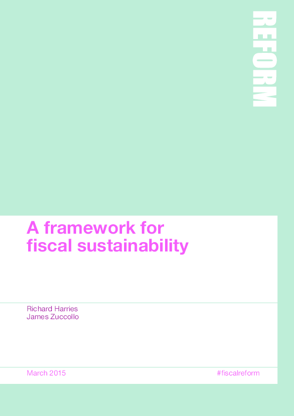 (PDF) A framework for fiscal sustainability