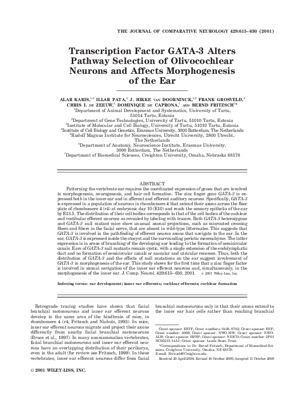 (PDF) Transcription factor GATA-3 alters pathway selection of ...