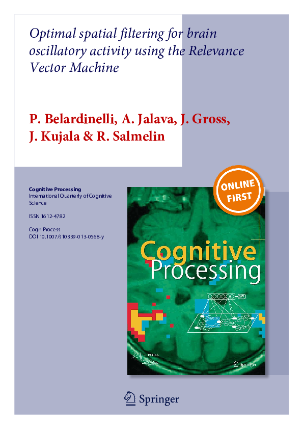 Pdf Optimal Spatial Filtering For Brain Oscillatory Activity Using