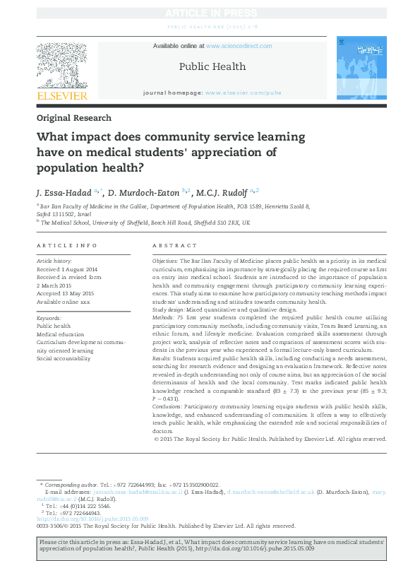 (PDF) Article Public Health