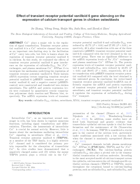 (PDF) Effect of transient receptor potential vanilloid 1 (TRPV1) receptor antagonist compounds ...