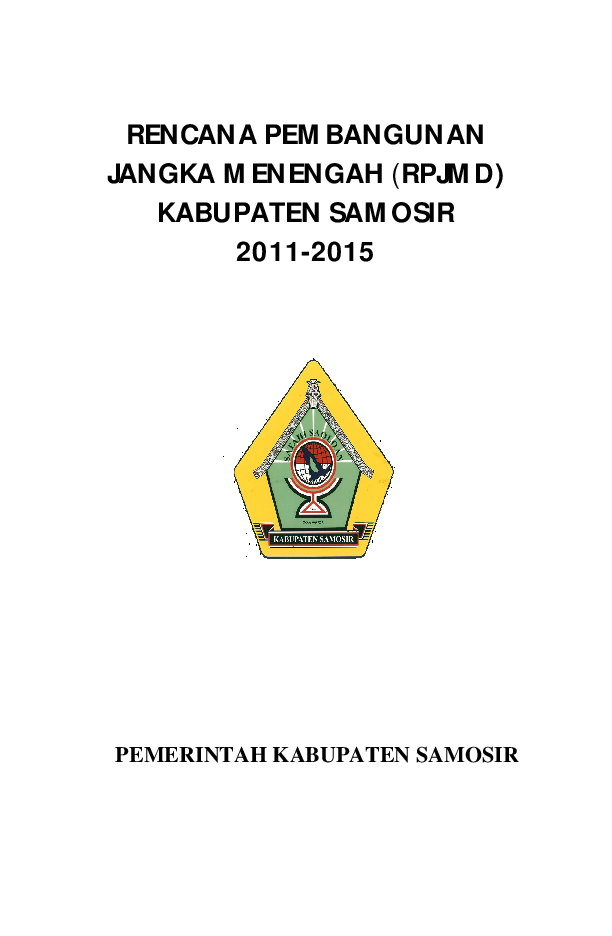 (PDF) PEMERINTAH KABUPATEN SAMOSIR