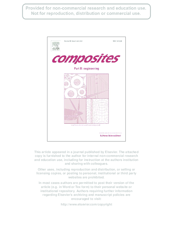 Pdf Experimental And Three Dimensional Global Local Finite Element Analysis Of A Composite