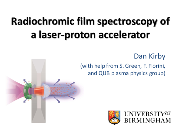(PDF) Radiochromic film spectroscopy of a laser-proton accelerator