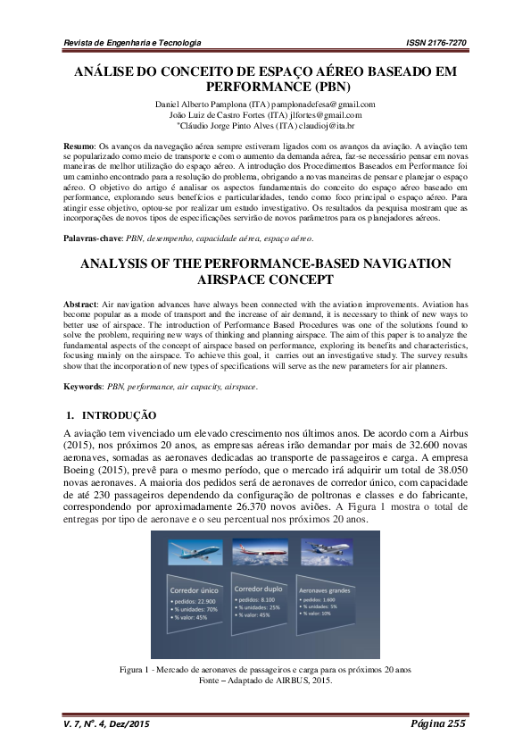 (PDF) ANÁLISE DO CONCEITO DE ESPAÇO AÉREO BASEADO EM PERFORMANCE (PBN ...