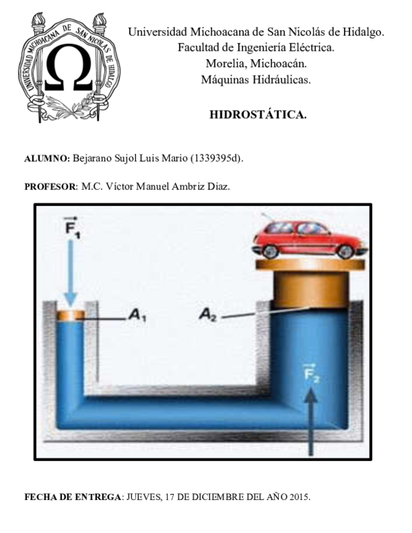(PDF) Hidrostática.