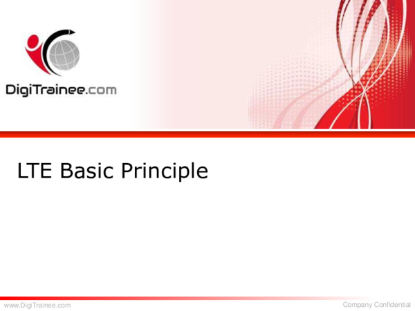 (PDF) LTE Basic Principle