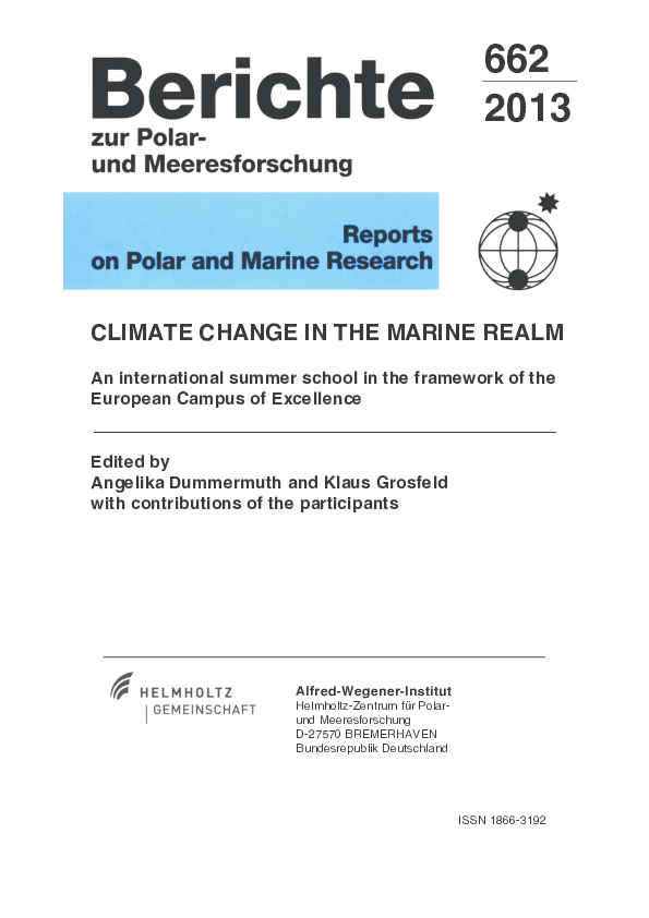 (PDF) Climate Change in the Marine Realm | Emilia Jankowska - Academia.edu