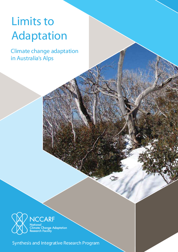 (PDF) Climate change adaptation in the Australian Alps: impacts ...