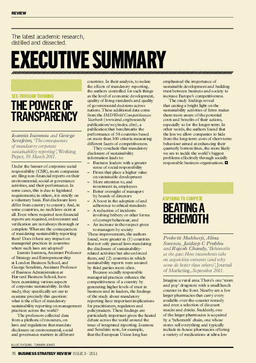 (PDF) Executive Summary: Beating a Behemoth