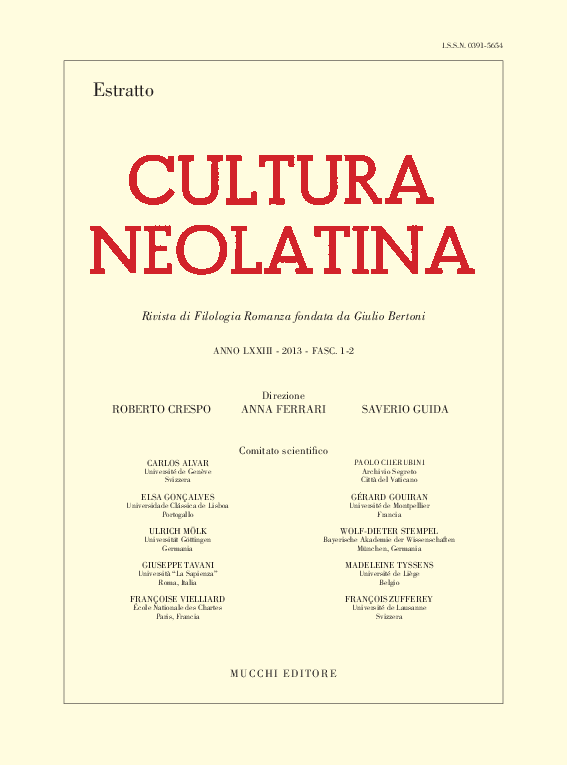 (PDF) Il sirventese di Peire de la Caravana (BdT 334.1)
