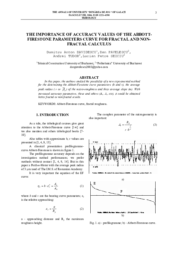 (PDF) The Importance of Accuracy Values of the Abbott- Firestone ...