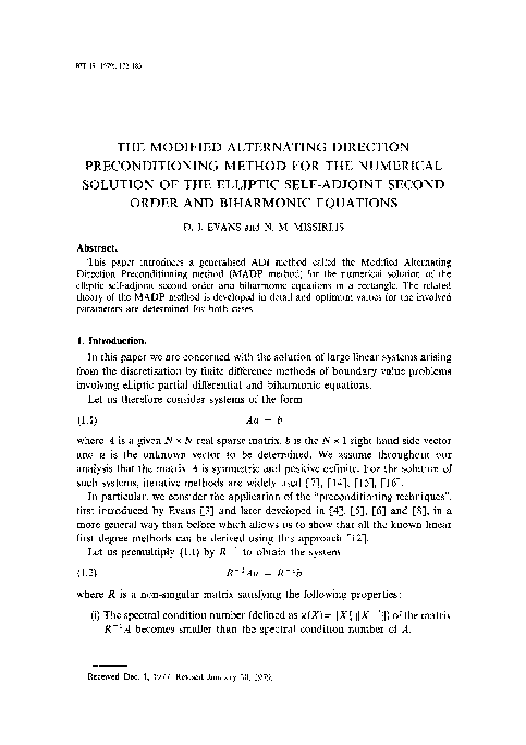 (PDF) The modified alternating direction preconditioning method for the numerical solution of ...