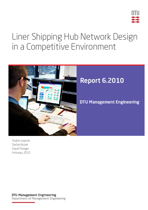 (PDF) Liner shipping hub network design in a competitive environment