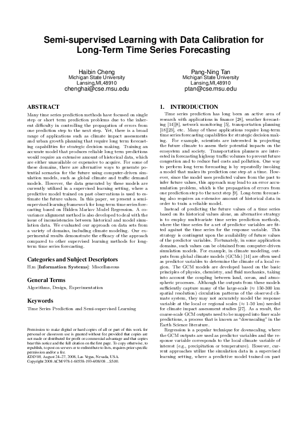 (PDF) Semi-supervised learning with data calibration for long-term time ...