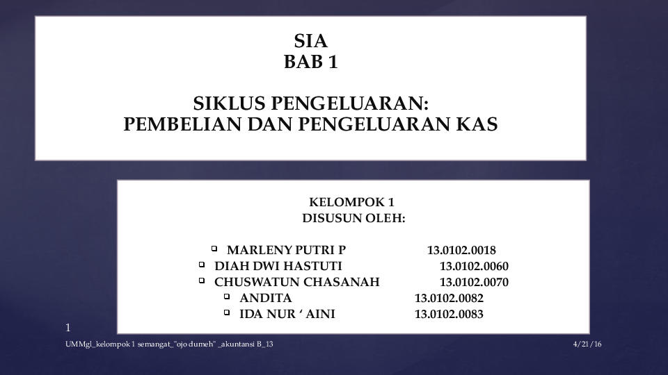 (PPT) SIA bab 1 maju