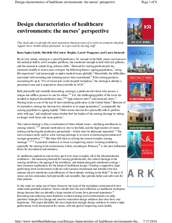 PDF Design Characteristics Of Healthcare Environments The Nurses pdf-design-characteristics-of-healthcare-environments-the-nurses