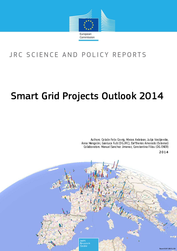 (PDF) Smart Grid Projects Outlook 2014