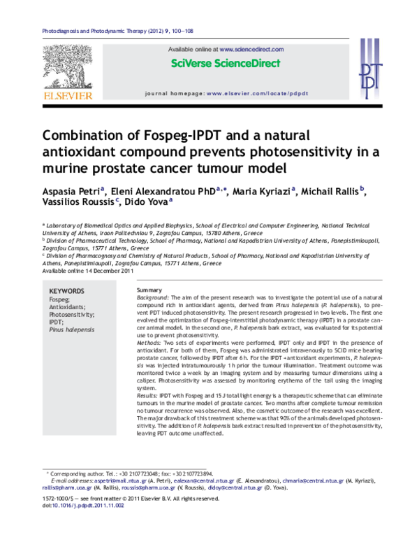 (PDF) Combination of Fospeg-IPDT and a natural antioxidant compound ...