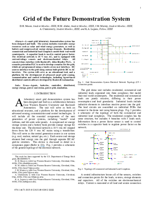 (PDF) Grid of the future demonstration system