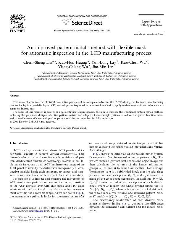 (PDF) An improved pattern match method with flexible mask for automatic ...