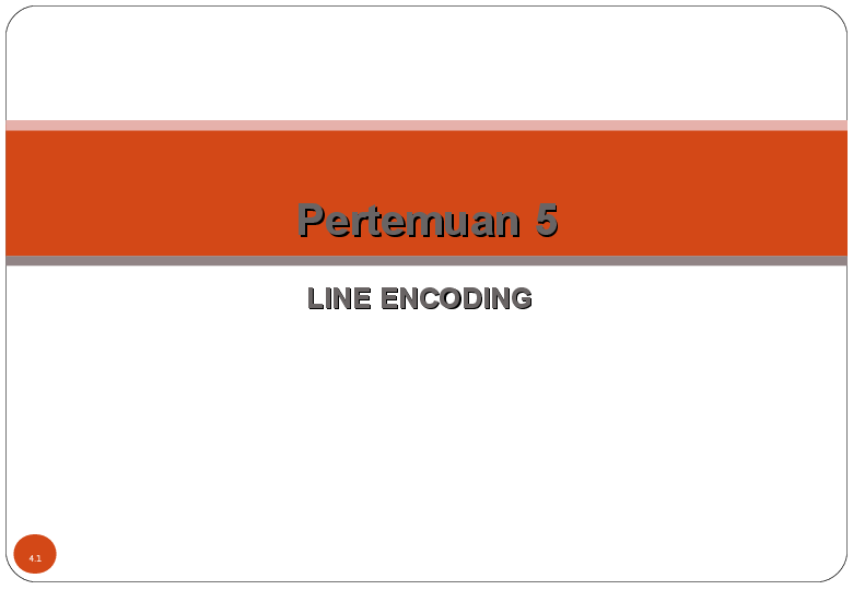 (PPT) Line Coding