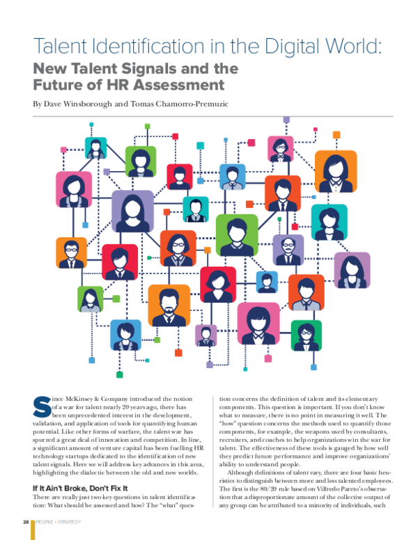 (PDF) Talent Identification in a Digital World
