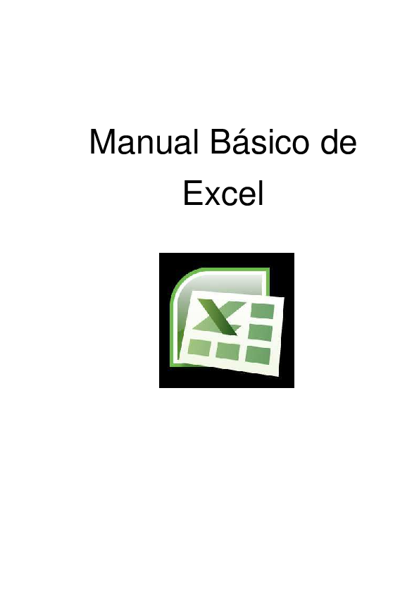 Manual Básico de Excel