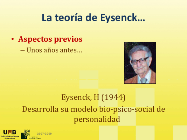 (PDF) La teoría de Eysenck… La teoría de Eysenck