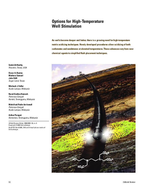 (PDF) Options for High-Temperature Well Stimulation