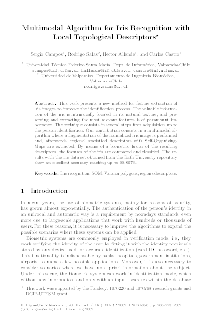 (PDF) Multimodal Algorithm for Iris Recognition with Local Topological Descriptors